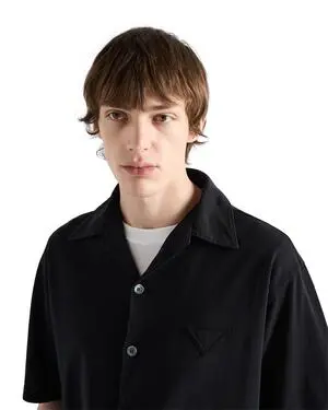 Prada Piqué Shirt - Black