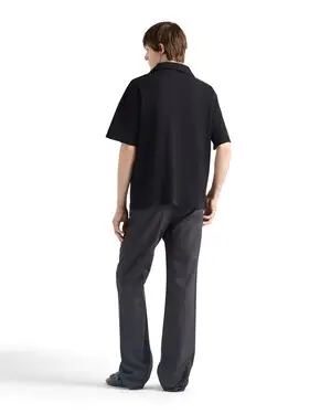 Prada Piqué Shirt - Black