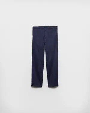 Prada Cotton Chino Pants - Navy | Editorialist