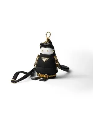 Prada Re-nylon Robot Keychain Charm