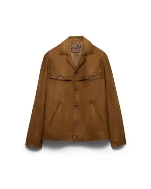 Prada Suede Jacket - Brown