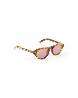 Prada Sunglasses With Metal Plaque - Lenses