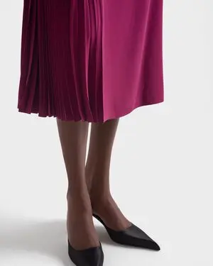 Prada Pleated Marocain Dress