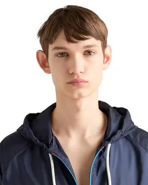 Prada Re-nylon Blouson Jacket - Blue
