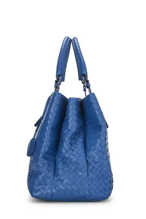 Bottega Veneta Intrecciato Roma Tote - Blue