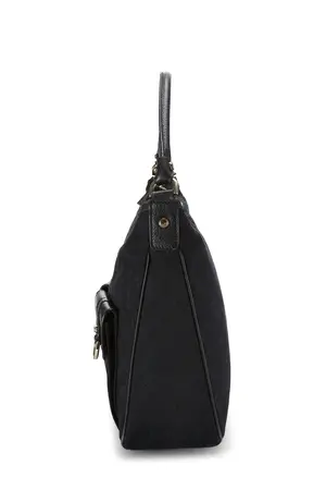 Gucci Gg Abbey Pocket Hobo - Black