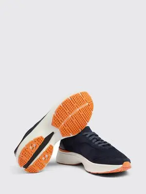 Santoni Lace Up Sneakers - Blue
