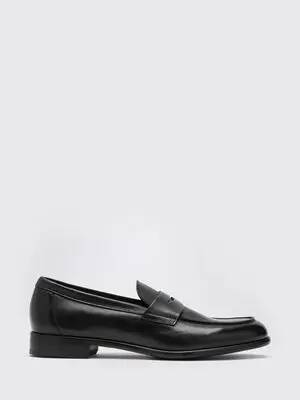 DOUCAL'S Leather Loafers - Black