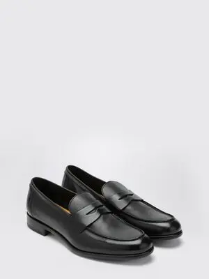DOUCAL'S Leather Loafers - Black