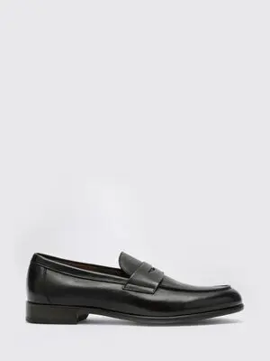 Doucal's Contrast Stitching Loafers For Men