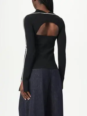 Sportmax High-neck Long-sleeve Sweater