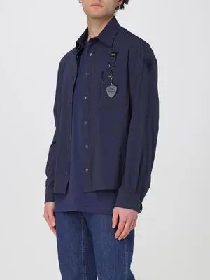BLAUER. Zip-up Jacket With Emblem Detail