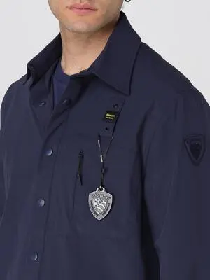 BLAUER. Zip-up Jacket With Emblem Detail