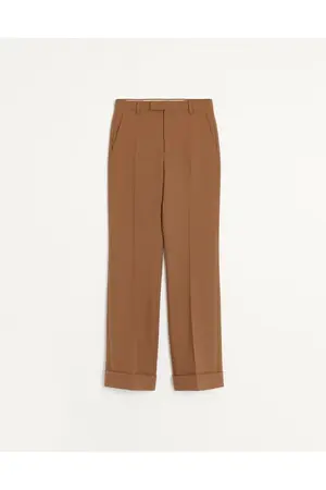 Valentino Garavani Nylon Gabardine Cuffed Pants - Neutral