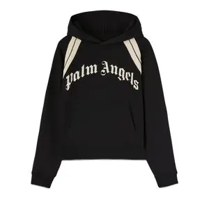 Palm Angels Curved Logo Track Hoodie