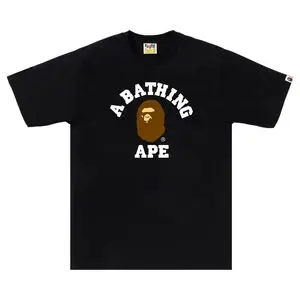 A BATHING APE College Tee - Black