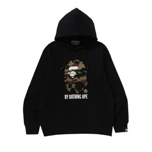 A BATHING APE 1st Camo Bathing Ape Pullover Hoodie - Black