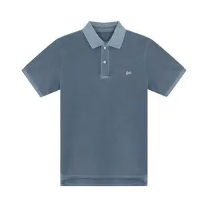ERL Script Polo T-shirt 'navy - Blue