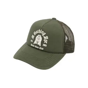 A BATHING APE Logo Panel Cap - Green