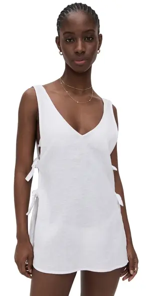 VITAMIN A Riviera Mini Dress - White