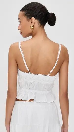 Peixoto Amelia Top - White