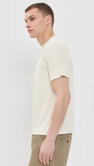 KNICKERBOCKER Pocket Tee - Milk