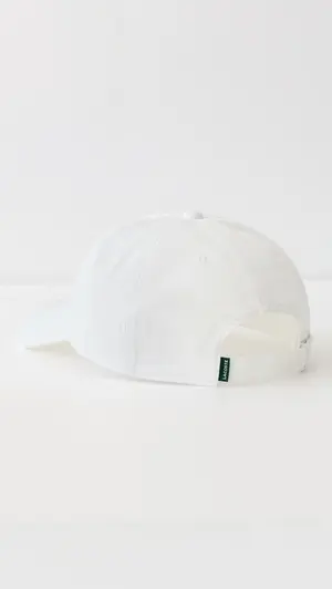Lacoste Cotton Twill Cap - White