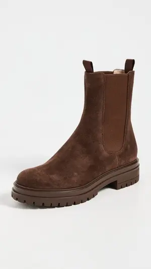 GIANVITO ROSSI Chester Suede Boots - Brown
