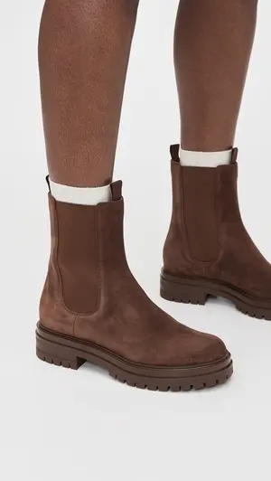 GIANVITO ROSSI Chester Suede Boots - Brown