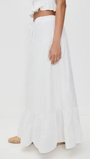Peixoto Riley Maxi Skirt - White