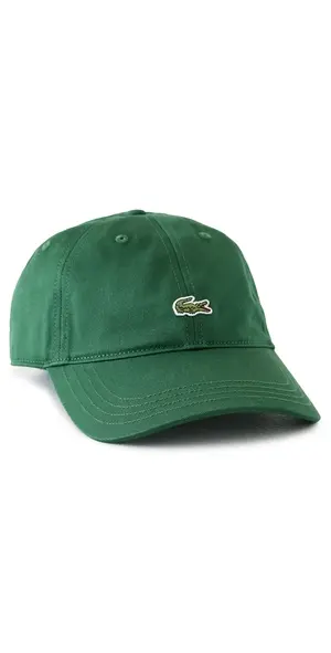Lacoste Lacoste Cotton Twill Cap Pine Green