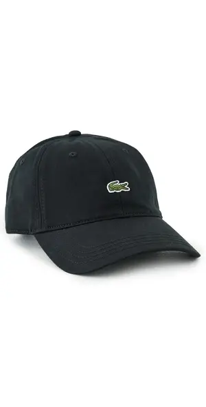 Lacoste Cotton Twill Cap - Black