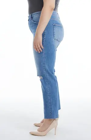 BAYEAS Distressed Slim Straight Leg Jeans