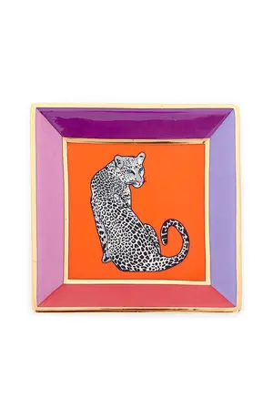 Jonathan Adler Safari Square Tray - Orange