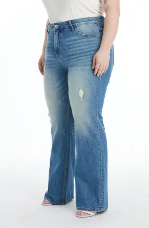BAYEAS High-waist Bootcut Jeans