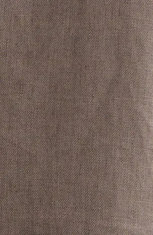 Zegna Oasi Lino Linen Suit Jacket - Medium Brown Solid