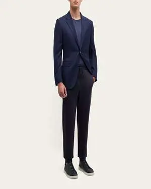 Zegna Solid Wool Blazer