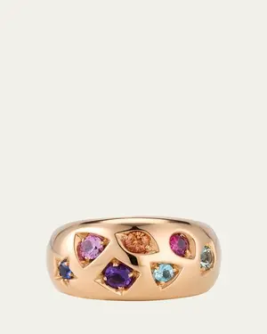 Pomellato Pomellato Iconica Ring With Gemstones Noclr