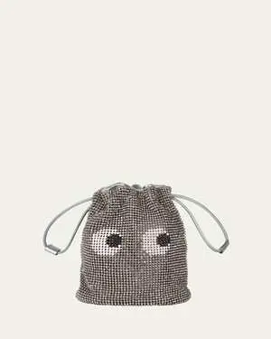 ANYA HINDMARCH Eyes Crystal Pouch Bag