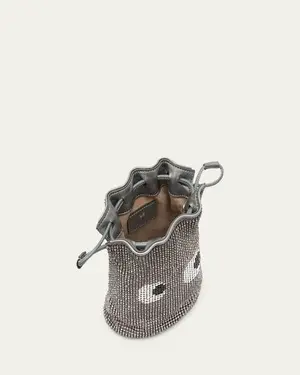 ANYA HINDMARCH Eyes Crystal Pouch Bag