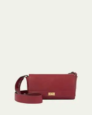 ANYA HINDMARCH Mortimer Leather Crossbody Bag - Vampire