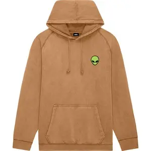 DALIX Midweight Mineral Washed Hoodie - Camel