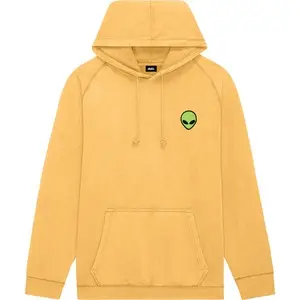 DALIX Midweight Mineral Washed Hoodie - Mustard
