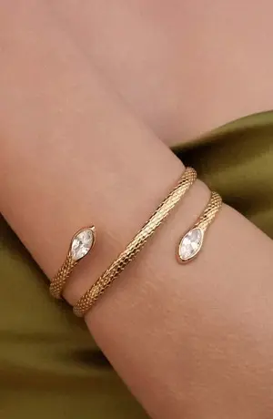 Ettika Serpent Wrap Cuff Bracelet