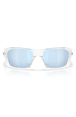 Oakley 60mm Prizm™ Polarized Rectangular Sunglasses - Blue