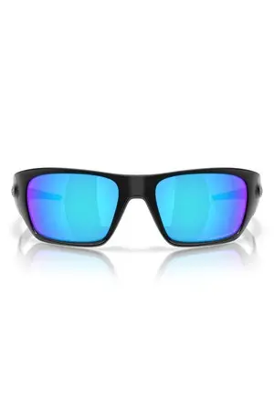 Oakley 60mm Prizm™ Polarized Rectangular Sunglasses - Sapphire