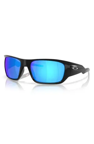 Oakley 60mm Prizm™ Polarized Rectangular Sunglasses - Sapphire