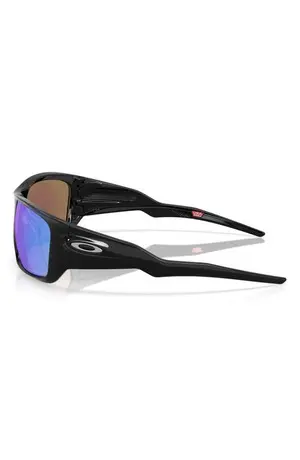 Oakley 60mm Prizm™ Polarized Rectangular Sunglasses - Sapphire