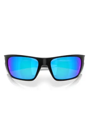 Oakley 60mm Prizm™ Polarized Rectangular Sunglasses - Sapphire