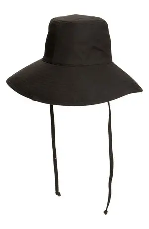 Lack Of Color Canvas Bucket Hat - Black